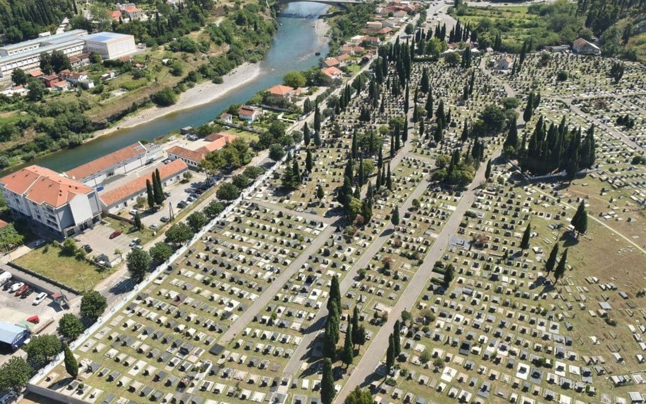 Novo gradsko groblje na Ćemovskom polju - Pobjeda
