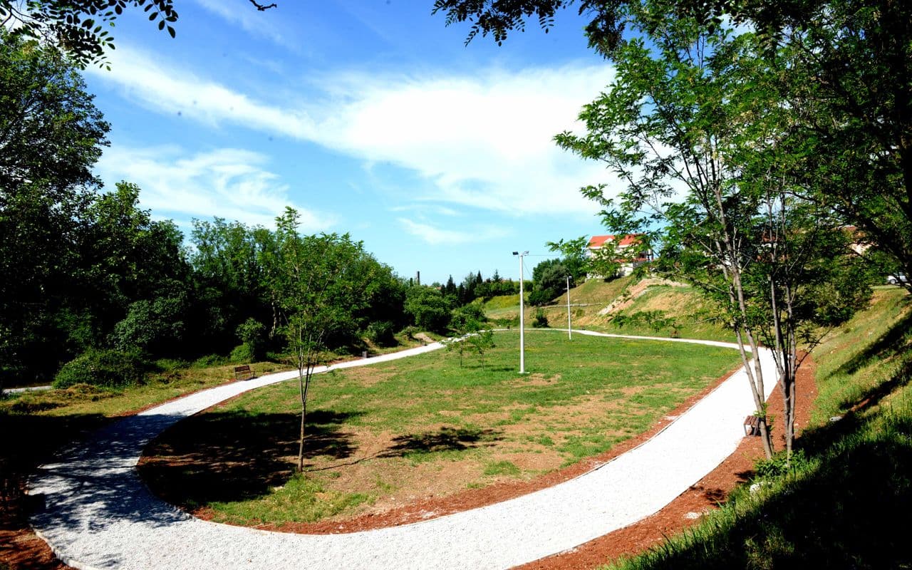 Završena izgradnja trim staze u Maslinama - Pobjeda