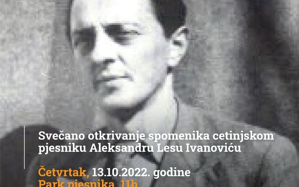 Aleksandar Leso Ivanović dobija spomenik na Cetinju - Pobjeda