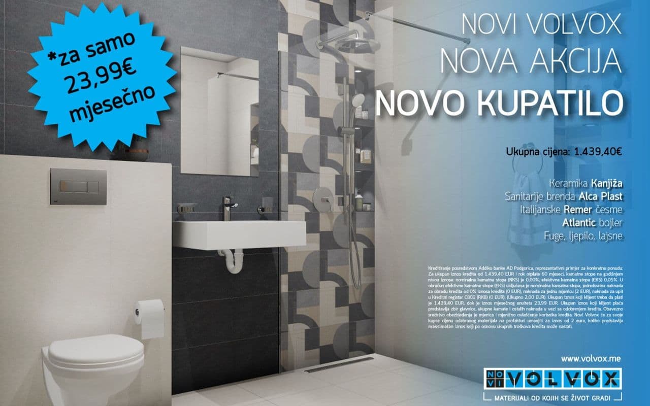 Novi Volvox: Novo kupatilo - Pobjeda