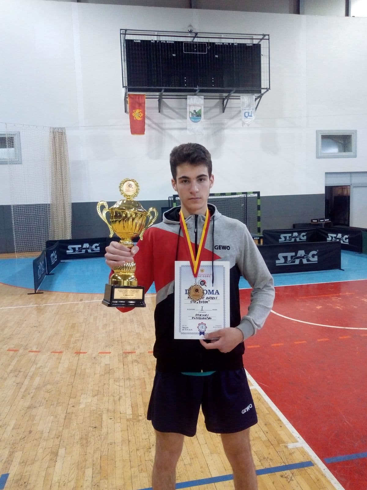 Zlato na grudima šesnaestogodišnjeg Andreja Miloševića - Pobjeda