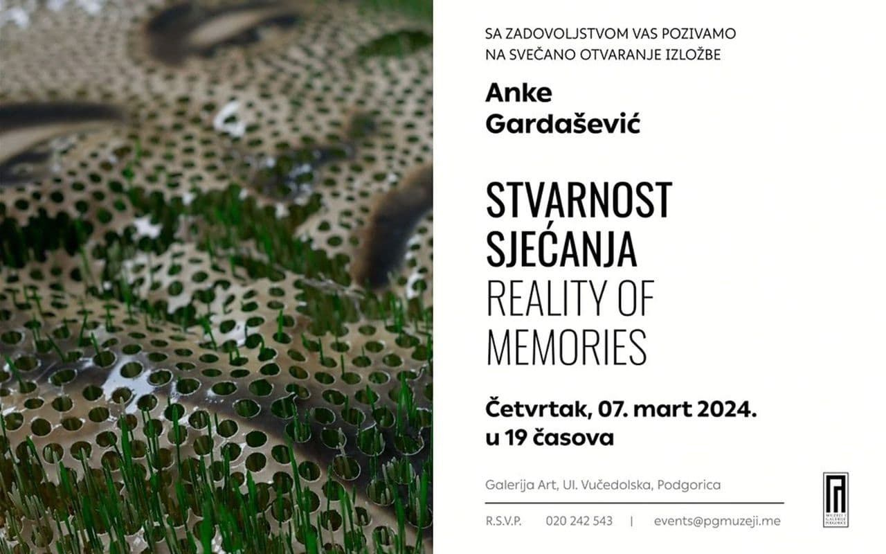 „Stvarnost sjećanja“ u galeriji „Art“ - Pobjeda