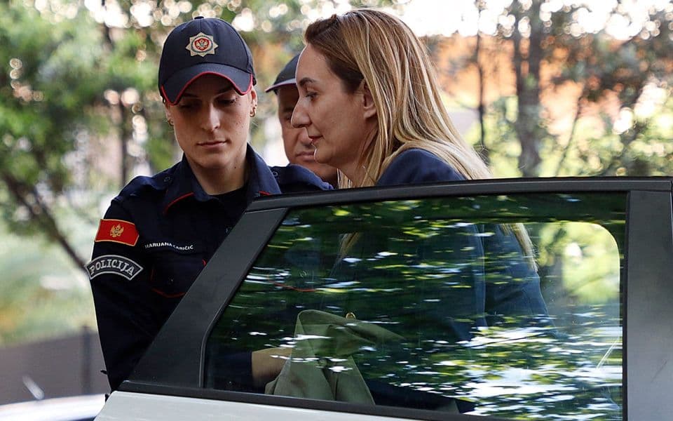 Perović: Uhapšena sam jer je ASK utvrdio da je Novović nezakonito ...