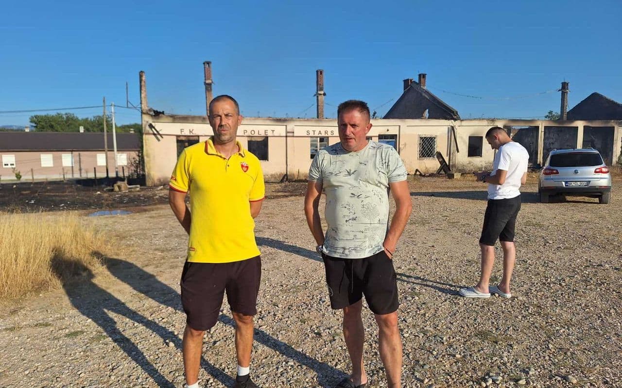 Nikšić: Izgorjela upravna zgrada kluba Polet Stars sa kompletnim ...