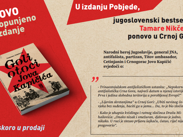 Jugoslovenski bestseler Tamare Nikčević ponovo u Crnoj Gori