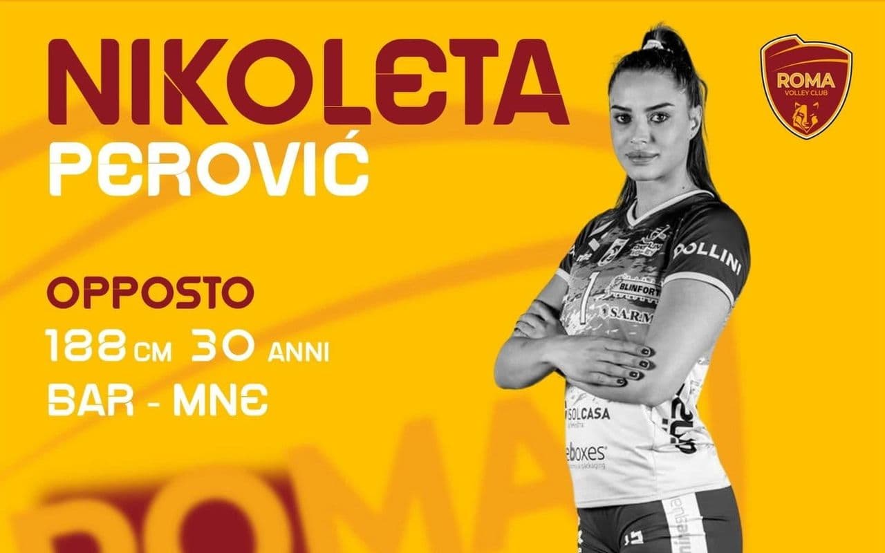 Nikoleta Perović i zvanično u Romi - Pobjeda