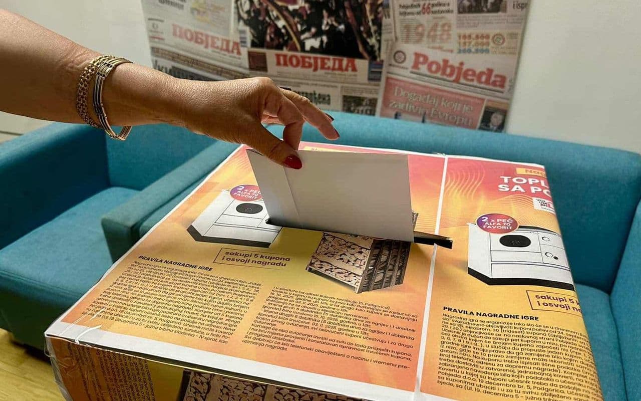 Nagradna igra „Toplija zima sa Pobjedom”: Šaljite kupone, prvo ...