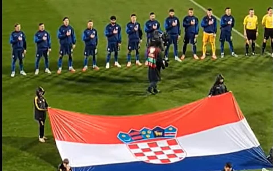 (VIDEO) Himna Hrvatske pozdravljena aplauzom - Pobjeda