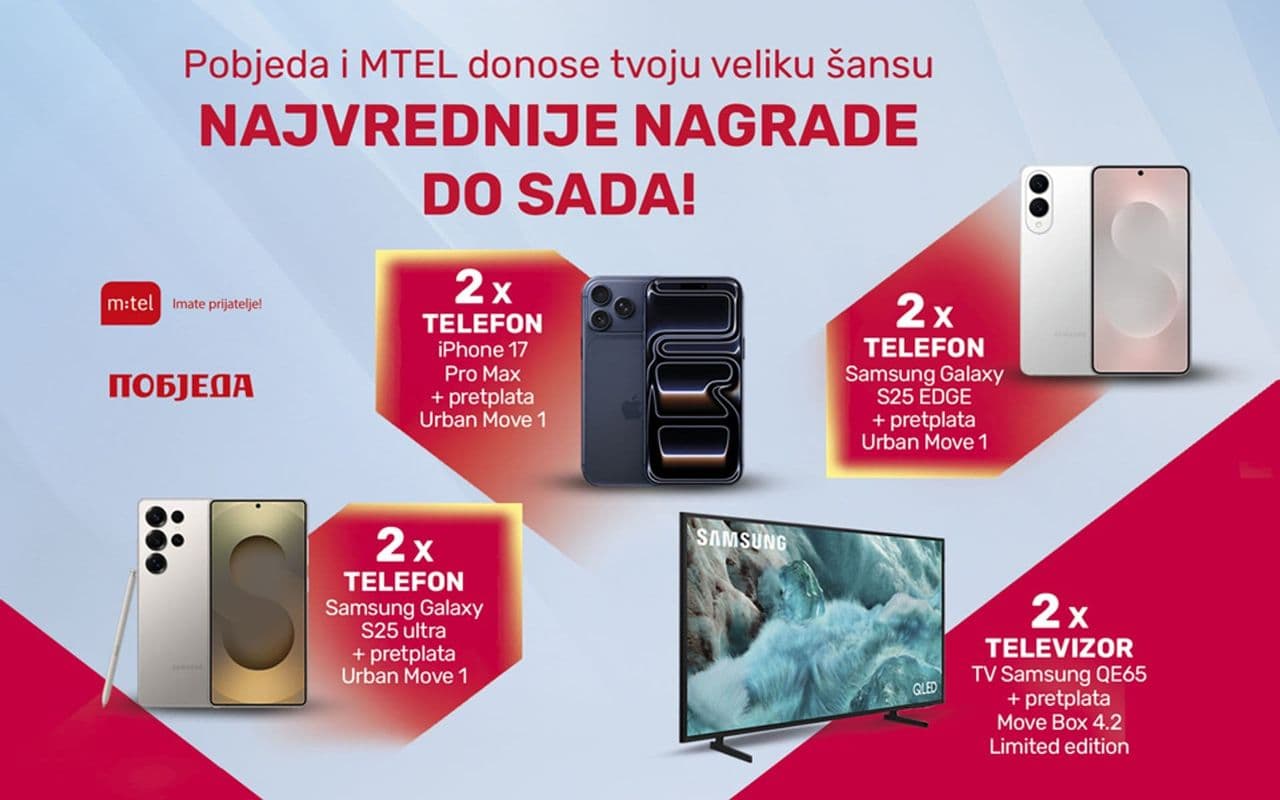 Pobjeda i Mtel donose tvoju veliku šansu - Pobjeda