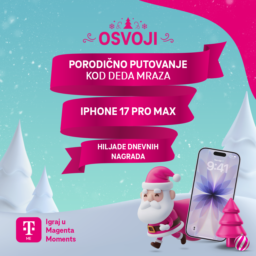 Novogodišnja kampanja Crnogorskog Telekoma - poziv na povezivanje uz bogatu prazničnu ponudu i ...