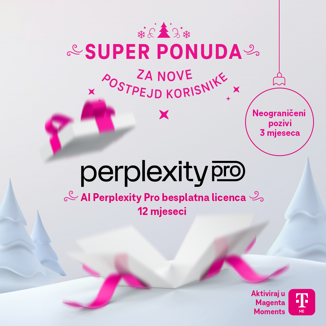 Novogodišnja kampanja Crnogorskog Telekoma - poziv na povezivanje uz ...