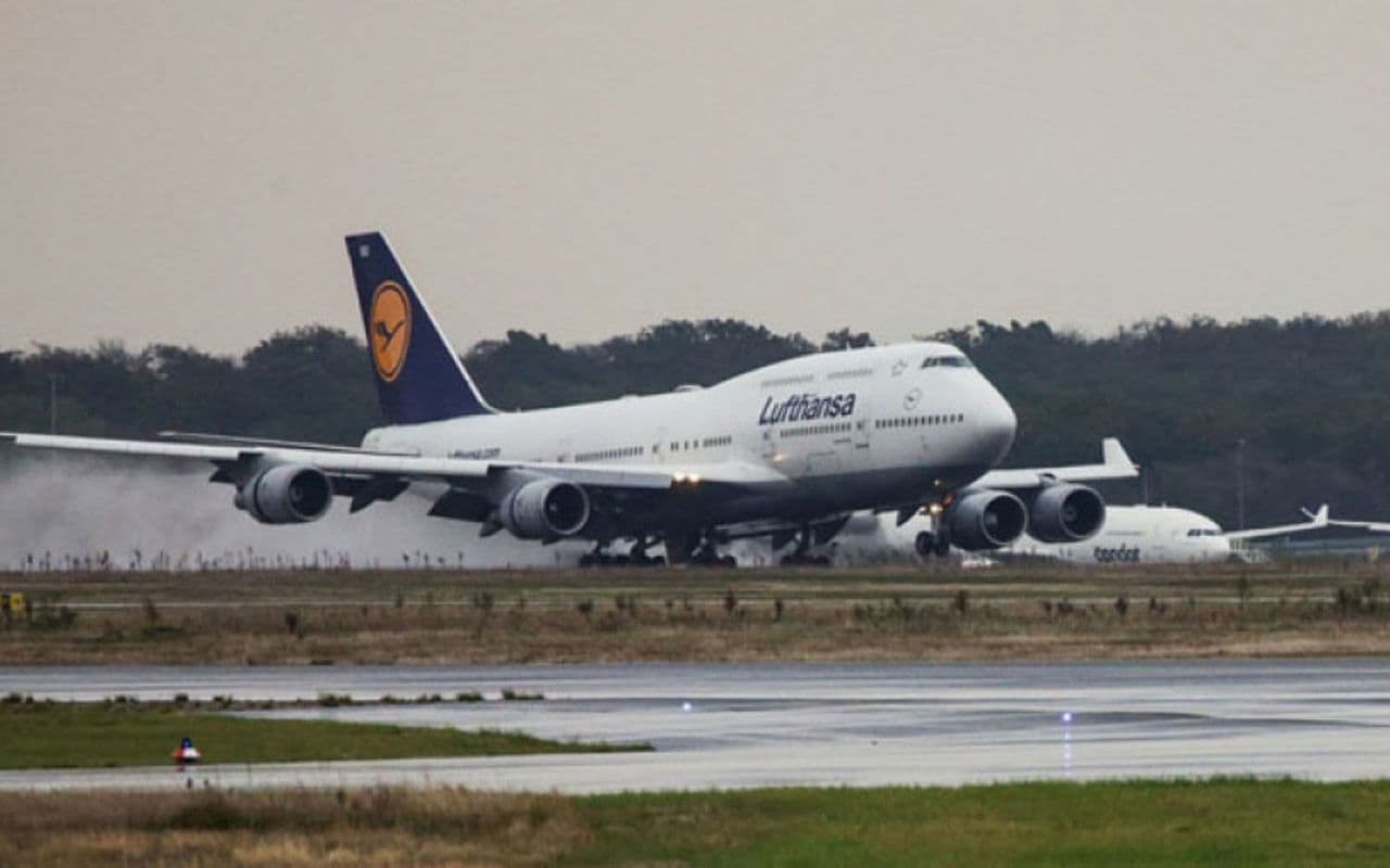 Avion Lufthanse prinudno sletio u Budimpeštu zbog sudara sa pticom