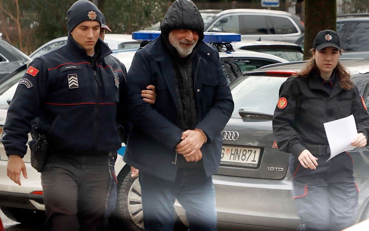 FOTO: Uhapšen Veselin Barović, priveden na saslušanje u ODT Podgorica