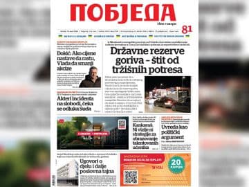 naslovna - lako do povezanih vijesti - Pobjeda